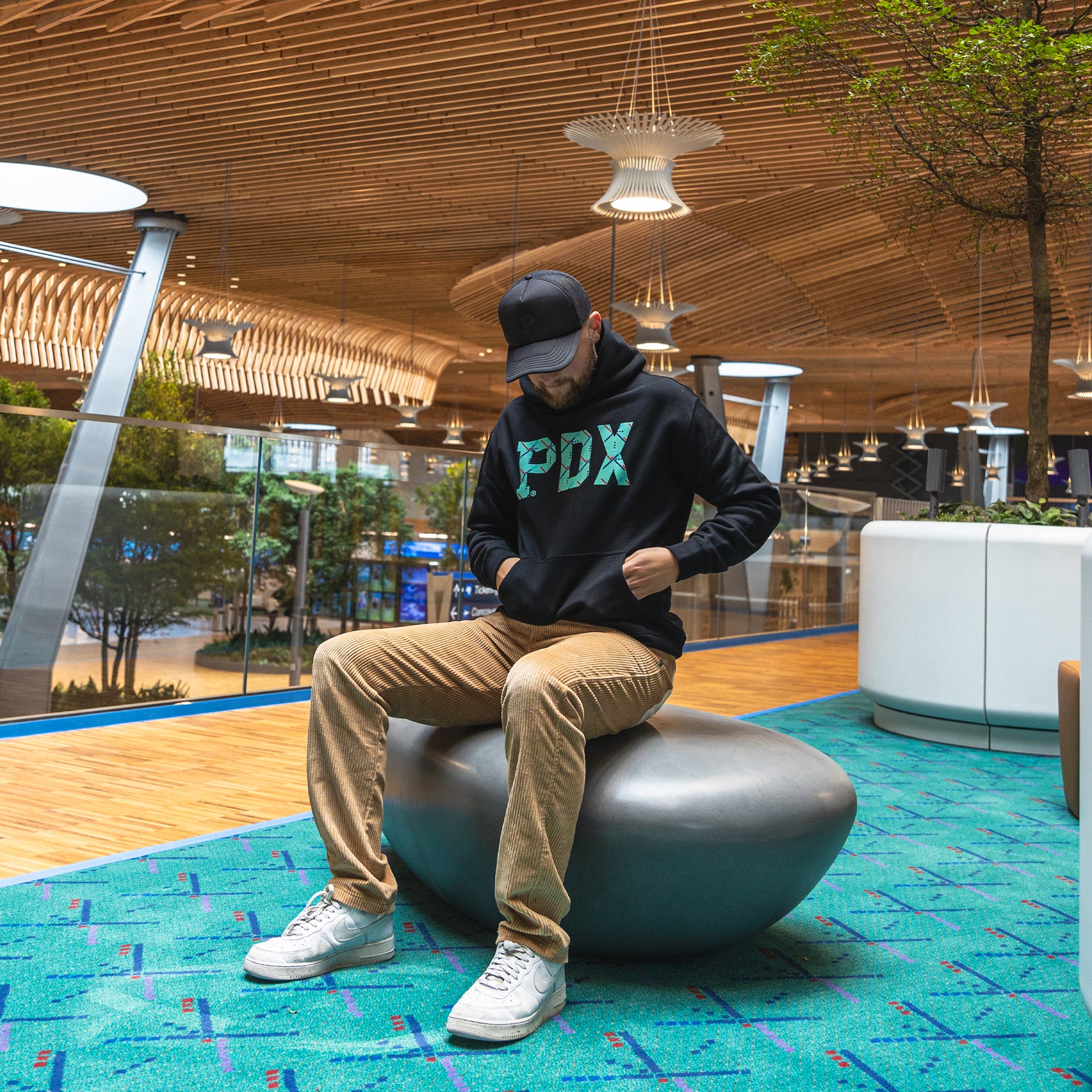 Portland Gear® Sueded PDX Carpet Hoodie