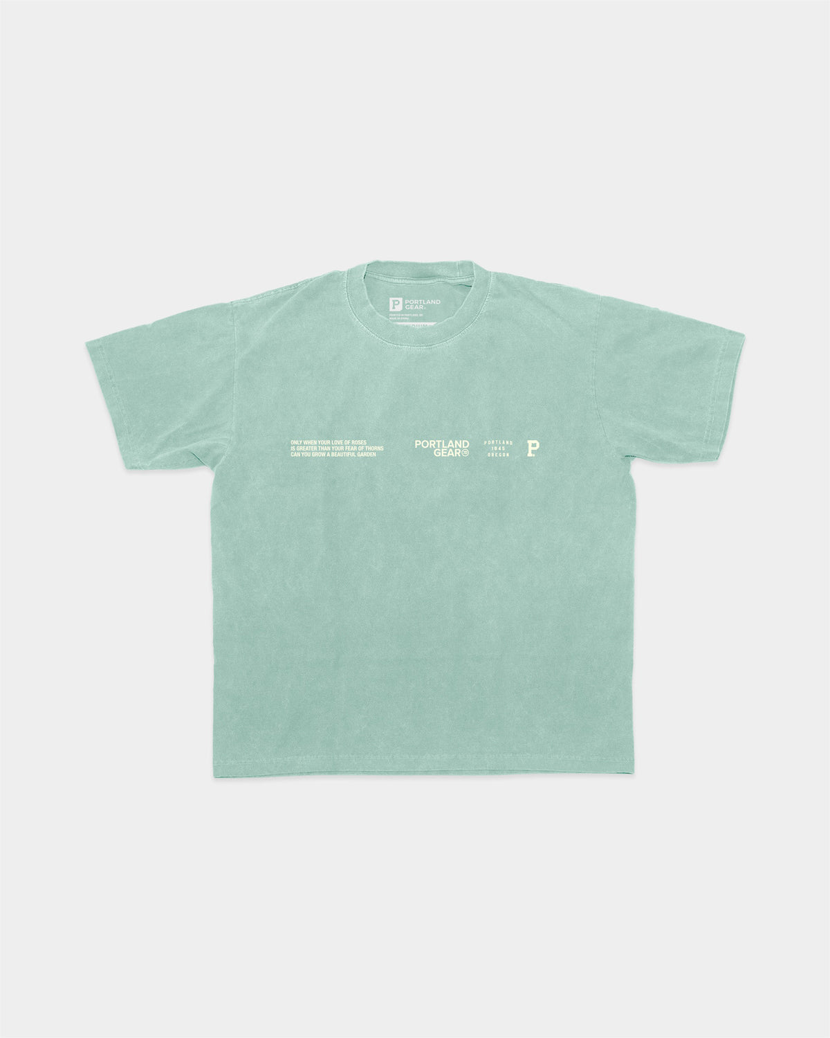 Portland Gear® Slogan Tee - Pacific Green