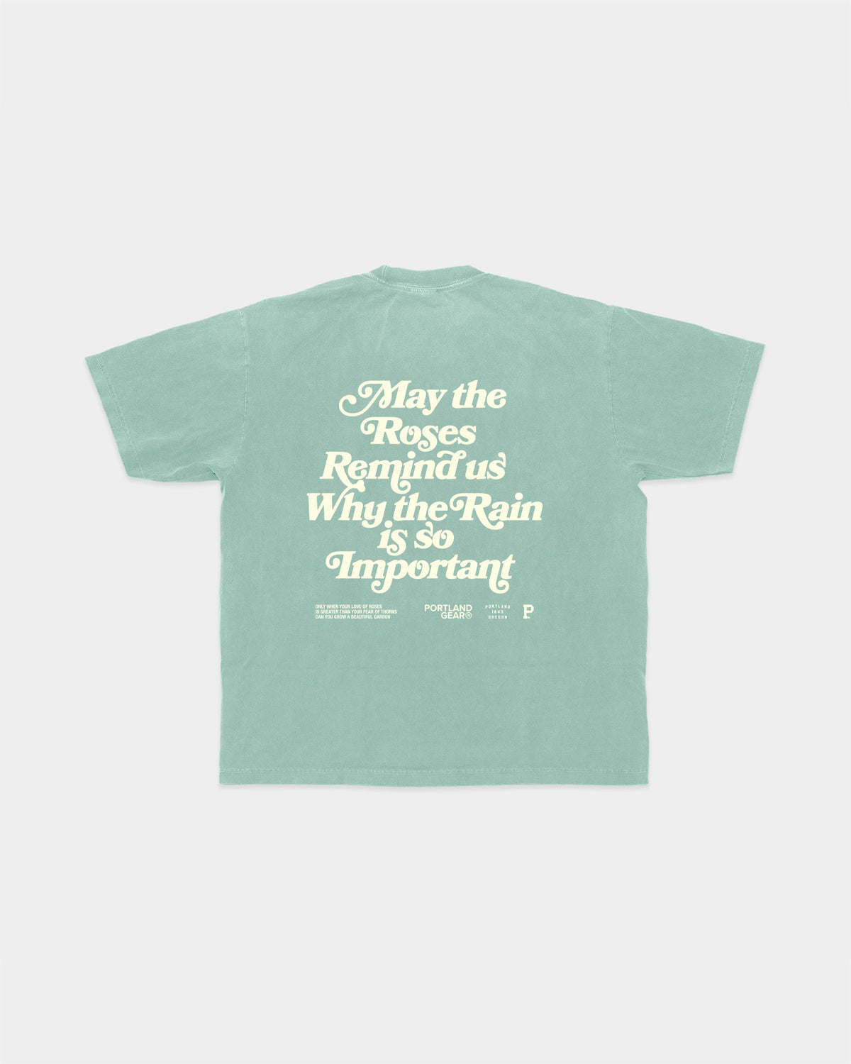 Portland Gear® Slogan Tee - Pacific Green