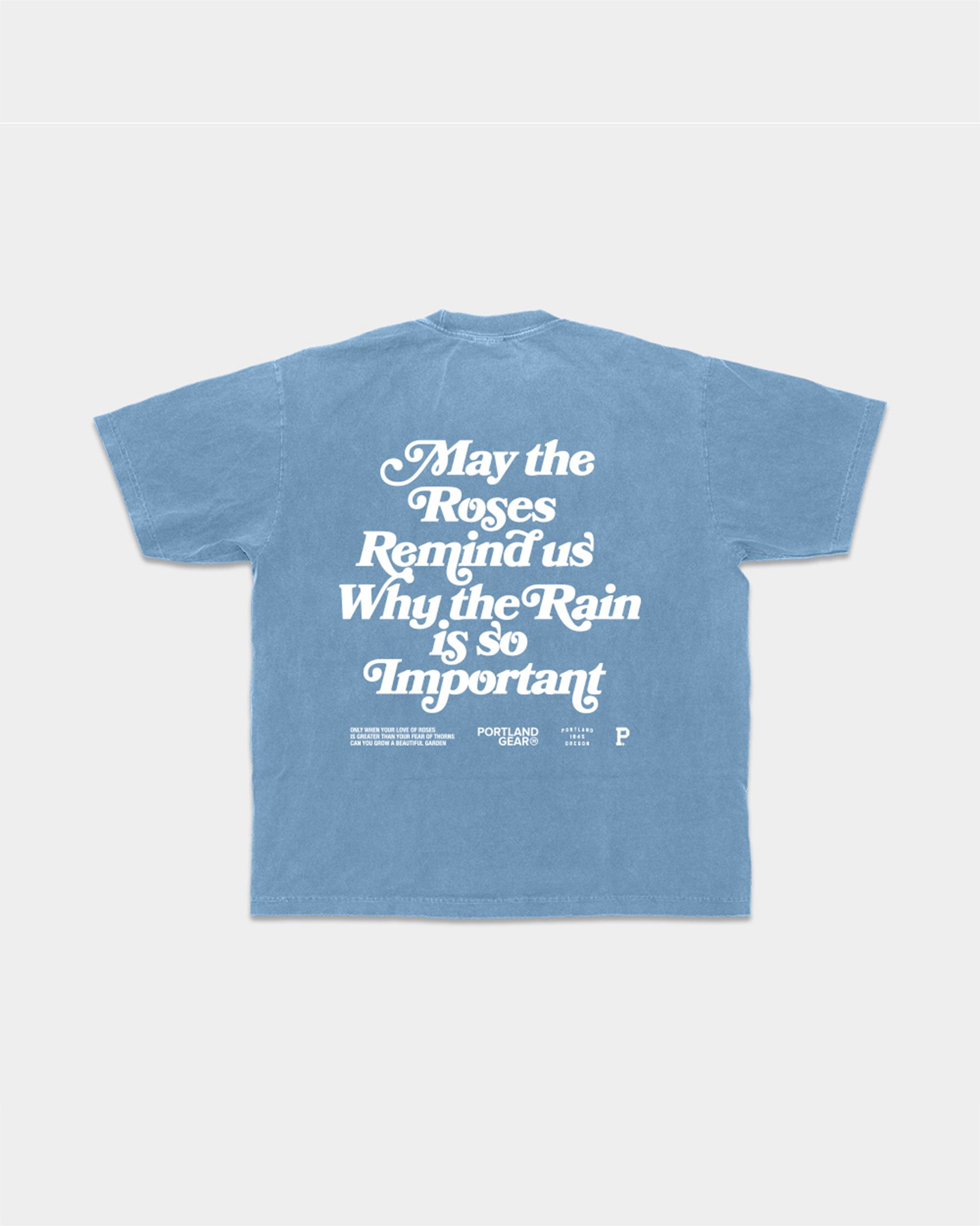 Portland Gear® Slogan Tee - Sky