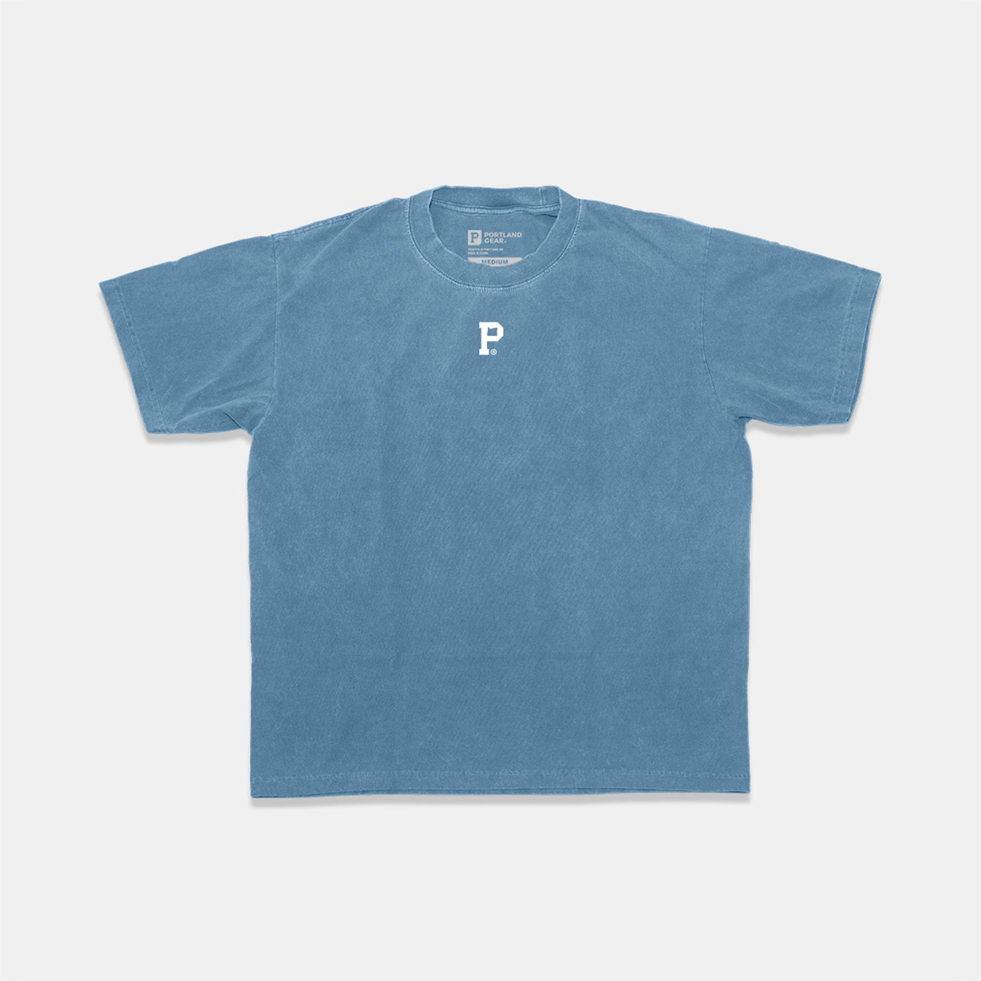 Portland Gear® HeavyKnit Centerpiece Tee - Denim